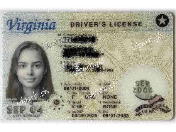 Virginia Fake ID (New) - IDPark.ph