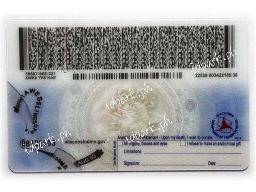Wisconsin Fake ID (NEW) - IDPark.ph